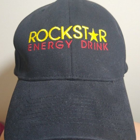 Accessories | Rockstar Energy Drink Logo Size Ml Hat Black Stretch Ball ...